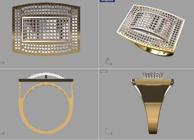 Mens collection 32 3dm cad files 3D Print Model in Rings 3DExport