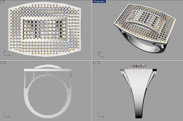Mens collection 32 3dm cad files 3D Print Model in Rings 3DExport