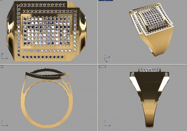 Mens collection 32 3dm cad files 3D Print Model in Rings 3DExport