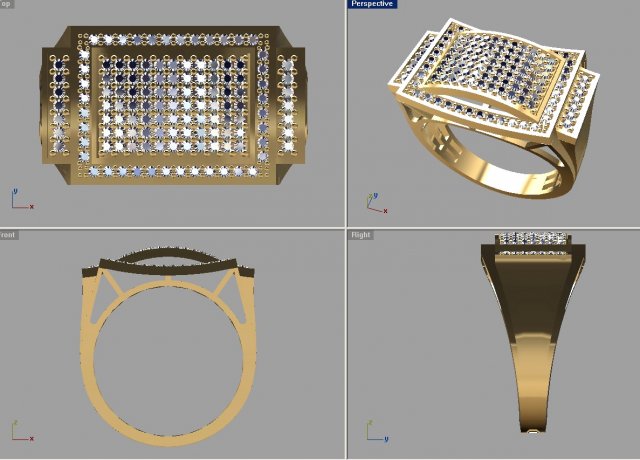 Mens collection 32 3dm cad files 3D Print Model in Rings 3DExport