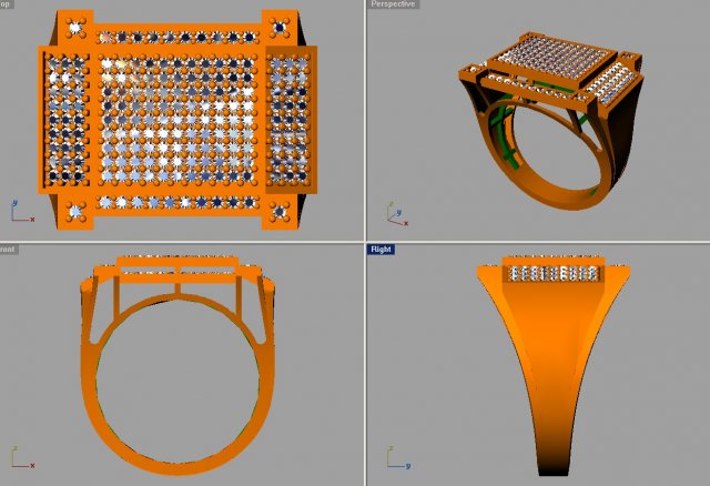 Mens collection 32 3dm cad files 3D Print Model in Rings 3DExport