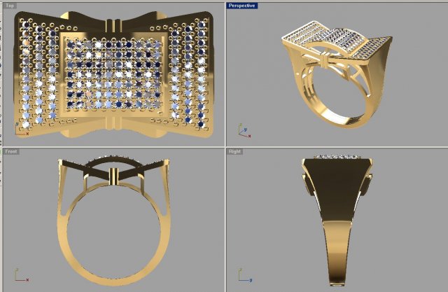 Mens collection 32 3dm cad files 3D Print Model in Rings 3DExport