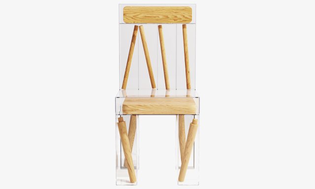 3d exploded chair by joyce lin 3D Model in Stool 3DExport