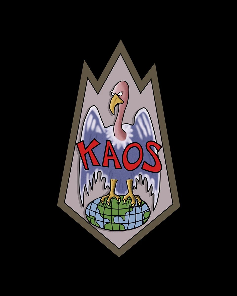 inspired in get smart series kaos logo badge 3D Print Models in Other ...