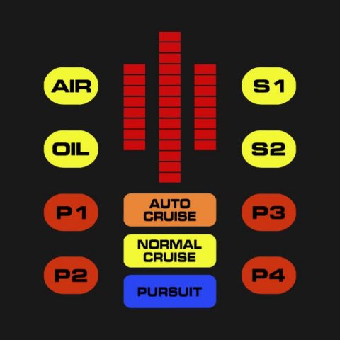 inspired knight rider voice box kitt easy to make backlight 3D Print ...