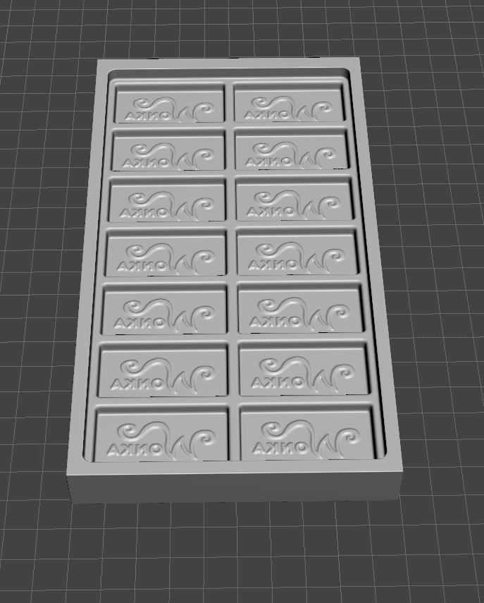 inspired wonka bar mold from the tim burton version of charlie and the ...