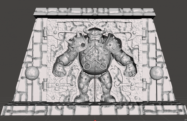 inspired scene from the 1986 movie labyrinth the humongous door 3D ...