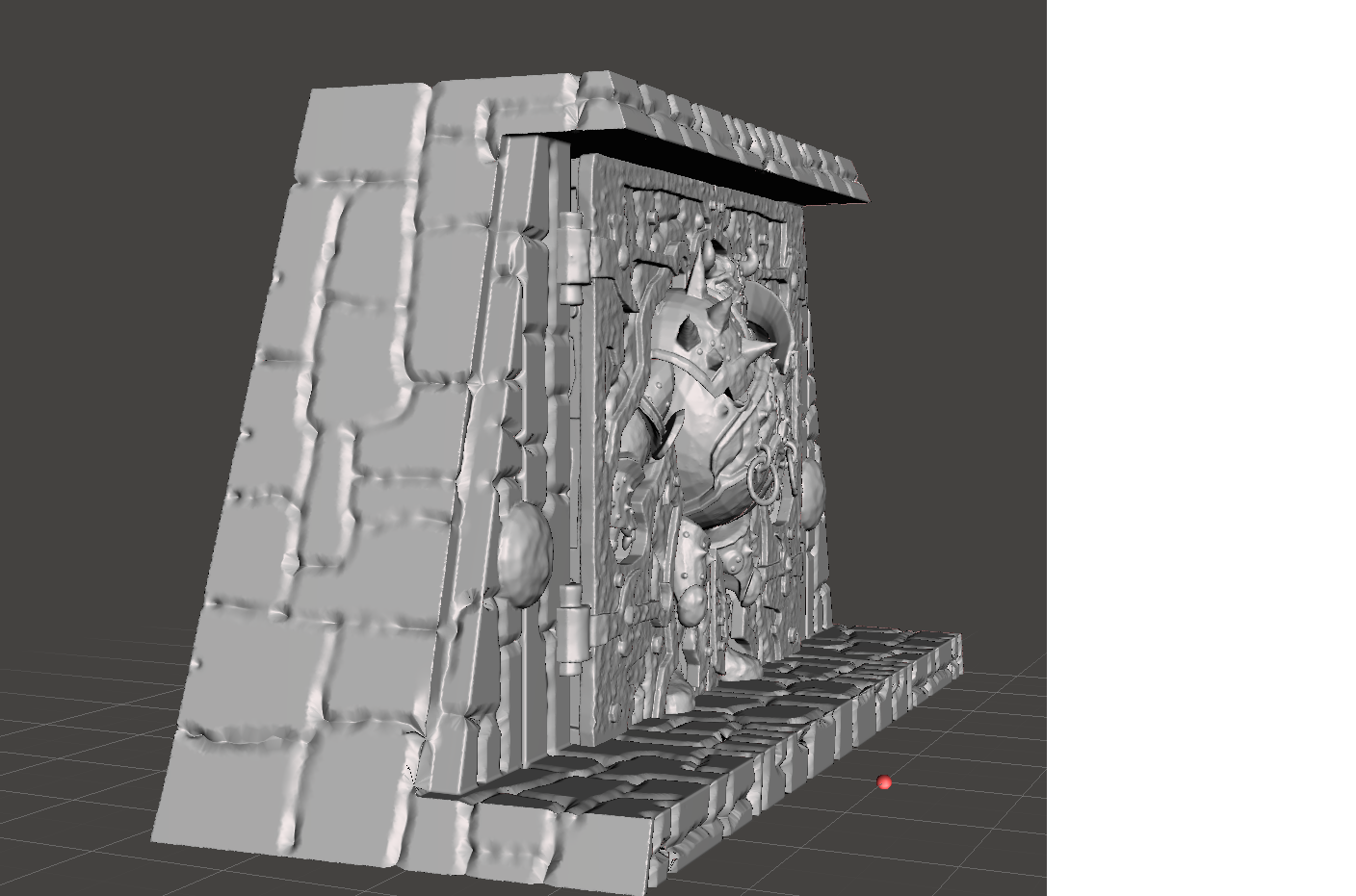 inspired scene from the 1986 movie labyrinth the humongous door 3D ...