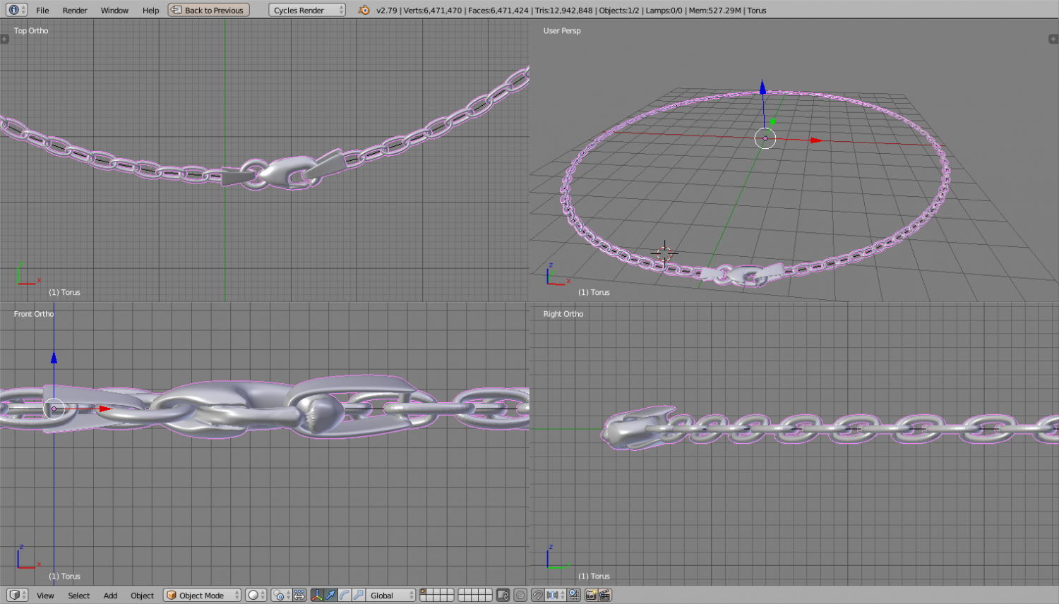 chain Free 3D Models in Jewellery 3DExport