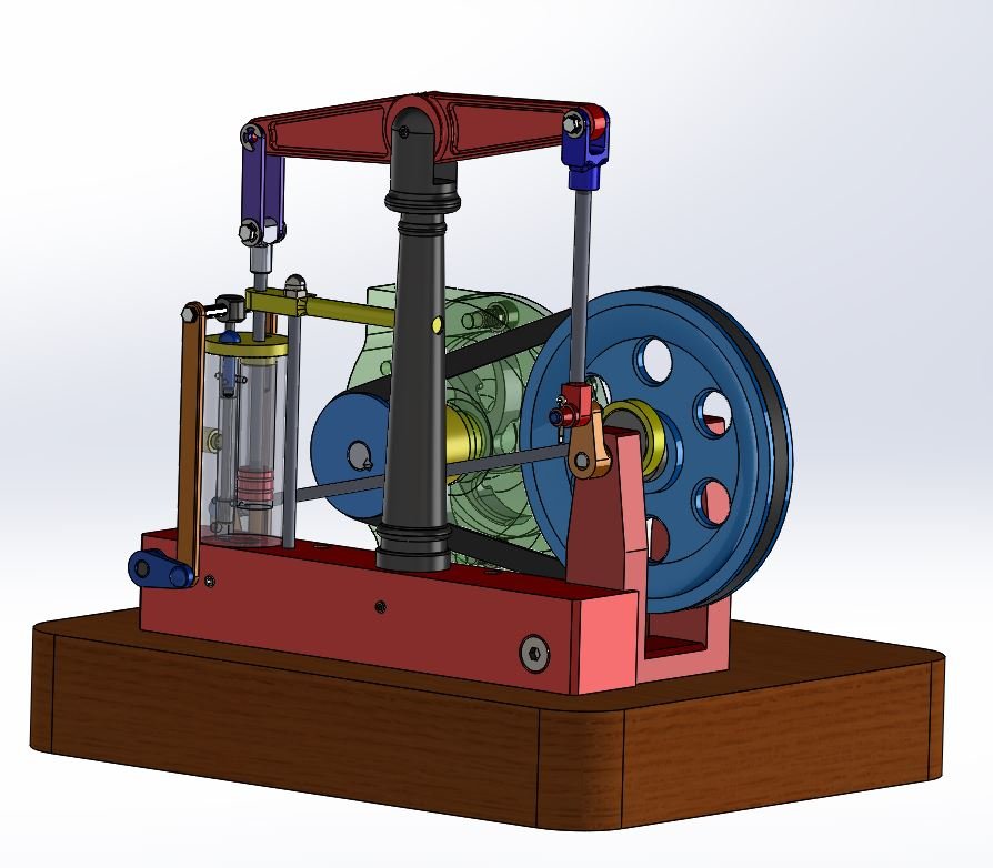 steam engine Modelo de impresión 3D in Ingeniería 3DExport