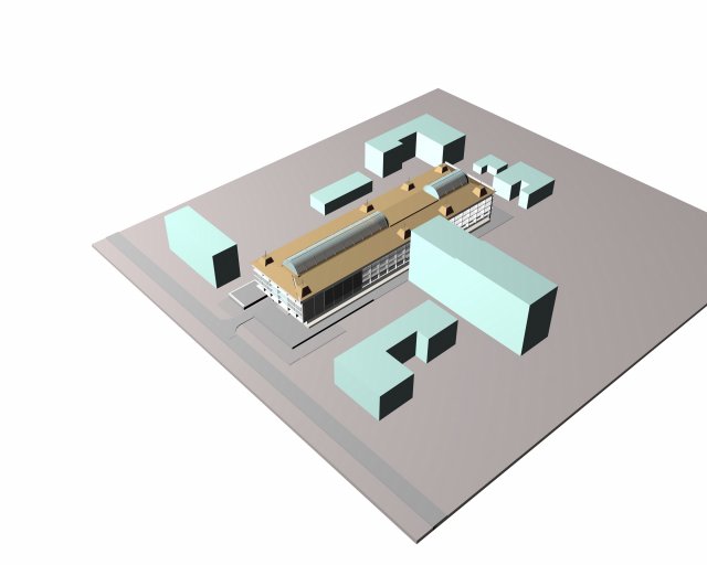 business center project 3D Model in Buildings 3DExport
