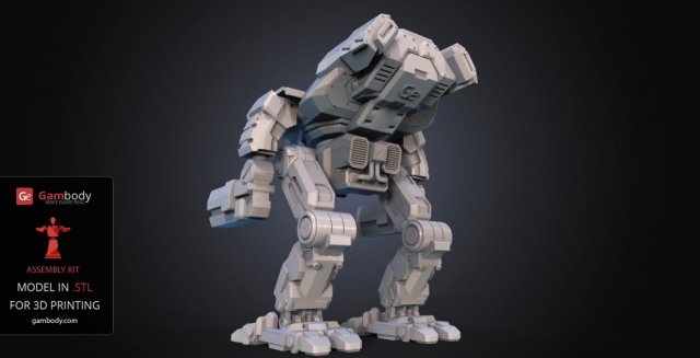 fanart battletech marauder assembly kit Gratuit Modèles 3D en vedette ...