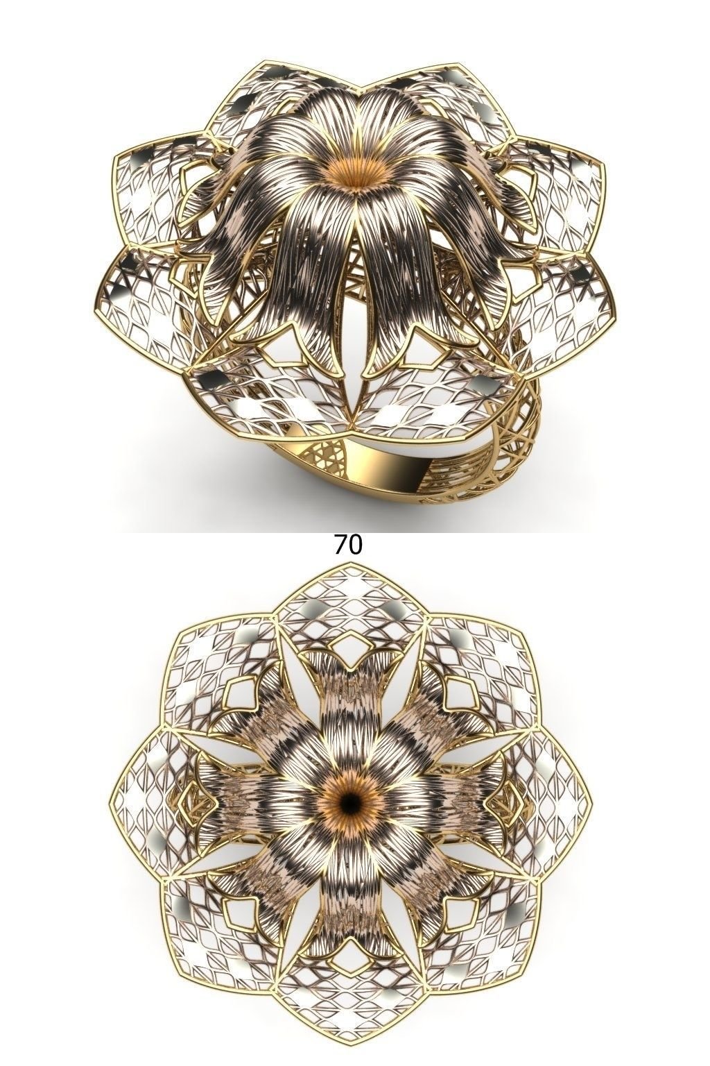 beautiful ultra vision ring 3D Print Model in Rings 3DExport