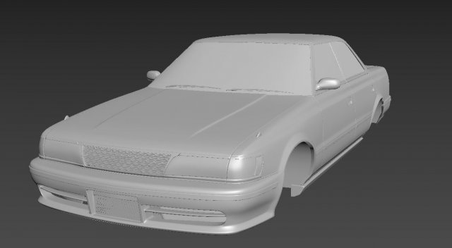 Toyota chaser 3D Model in Sedan 3DExport