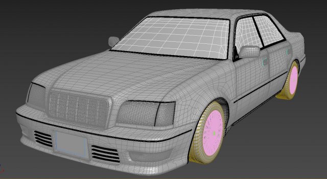 Toyota Crown 3D Model in Sedan 3DExport