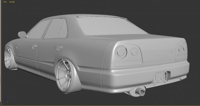 Nissan Skyline 3D Model in Sedan 3DExport