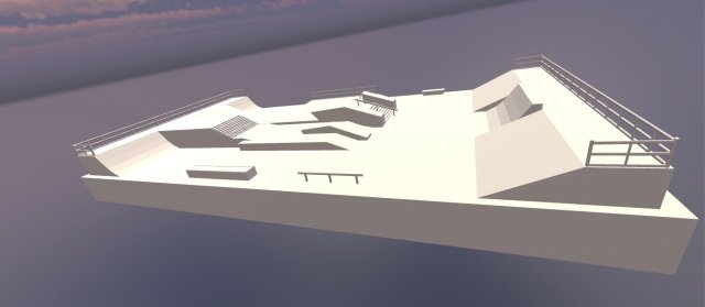 skatepark 3D Model in Other 3DExport