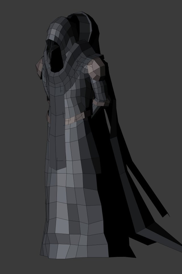 two magic robes low-poly subdiv ready 3D Model in Clothing 3DExport