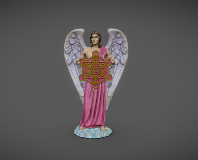 Archangel Metatron statue for 3d print 3D Print Model in Figurines 3DExport