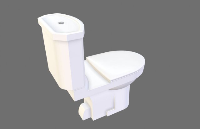 toilet model 3D Model in Bathroom 3DExport
