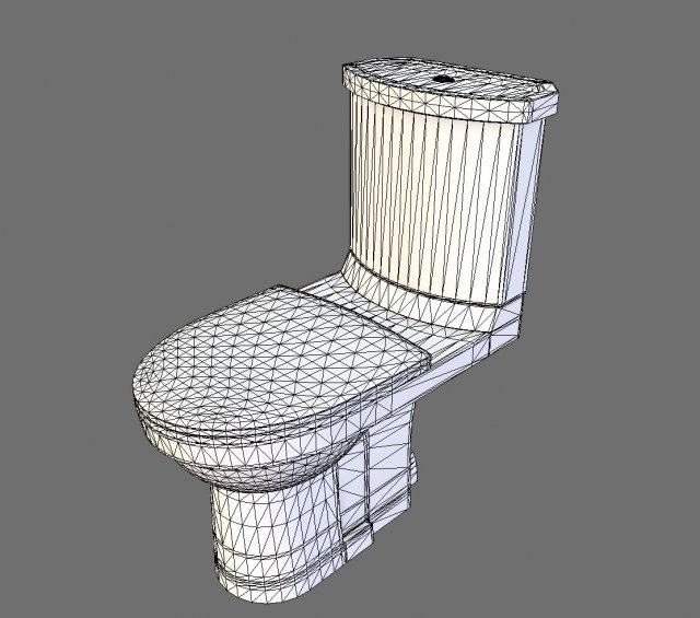 toilet model 3D Model in Bathroom 3DExport
