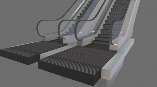 animated escalator 3D Model in Miscellaneous 3DExport