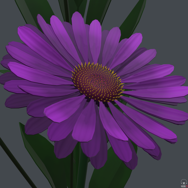 gerbera daisy in vase 3D Model in Flowers 3DExport