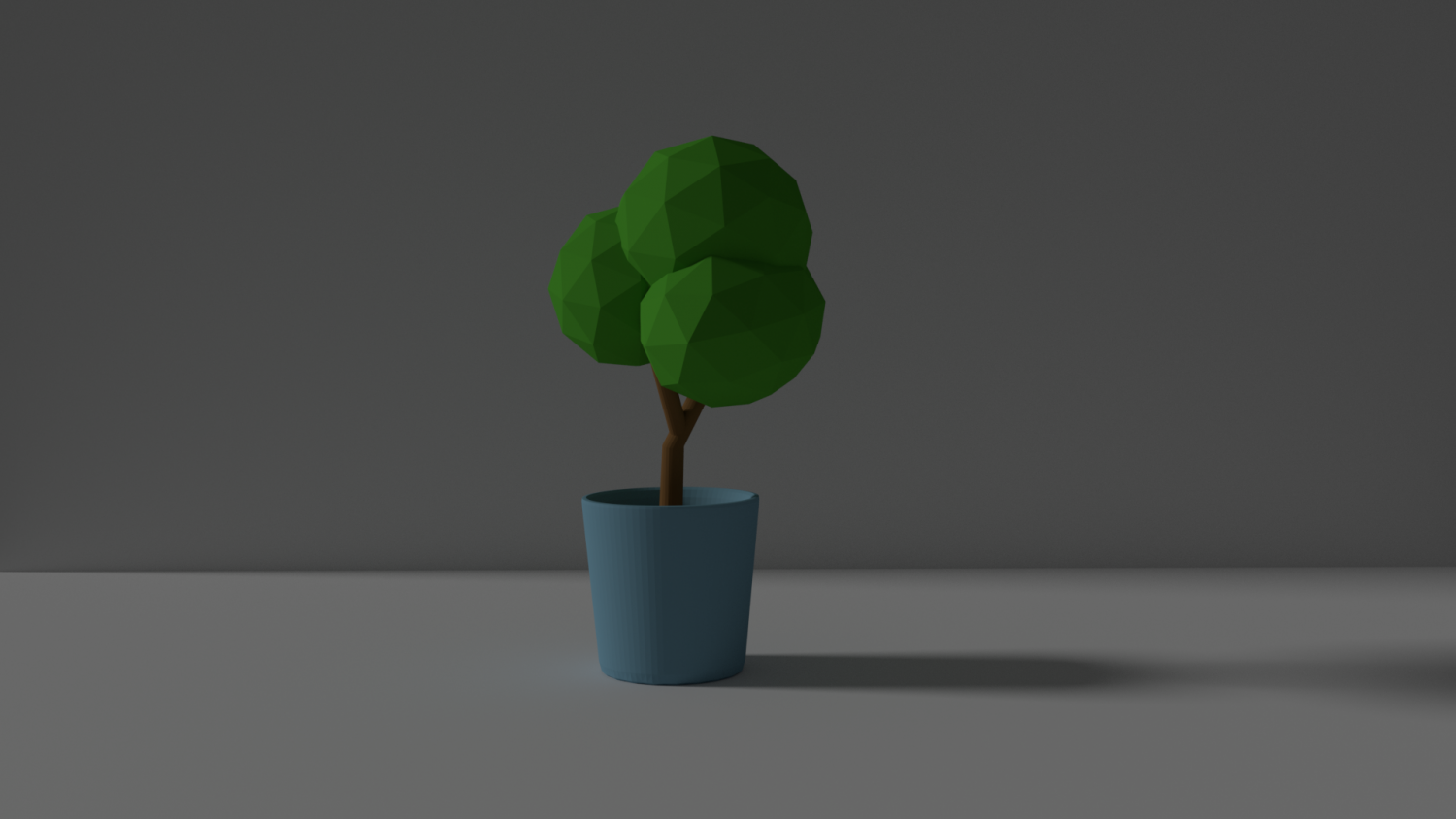 Low Poly Pot Plant 3D Model in Small Plants 3DExport