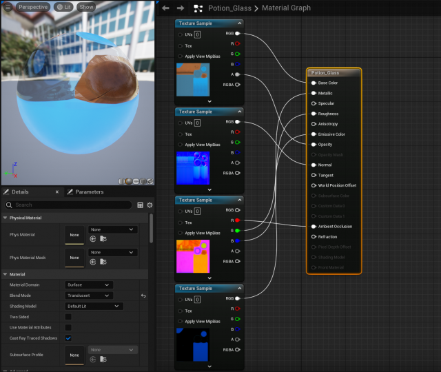 Stylized Alchemy Potion Rack 3D Model in Medical Equipment 3DExport