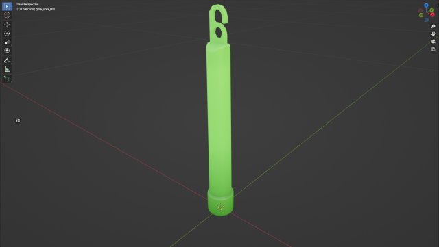 Stylized Glow Stick 3D Model in Miscellaneous 3DExport