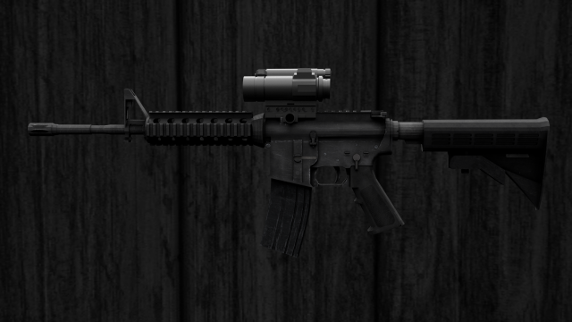 m4a1 carbine 3D Model in Artillery 3DExport