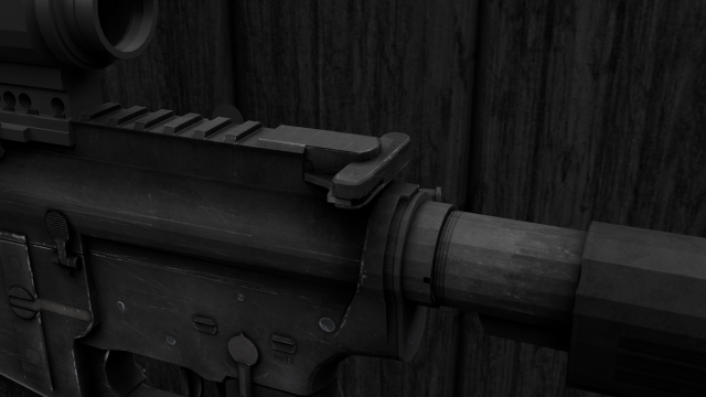 m4a1 carbine 3D Model in Artillery 3DExport