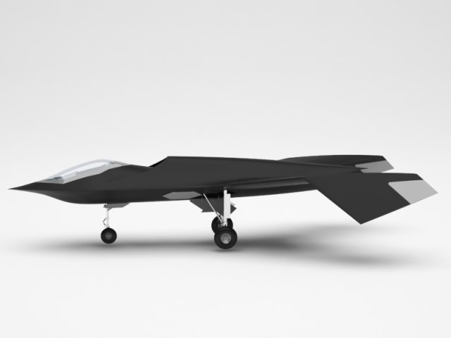 phantom 3D Model in Fighter 3DExport