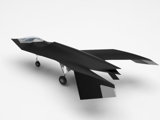 phantom 3D Model in Fighter 3DExport