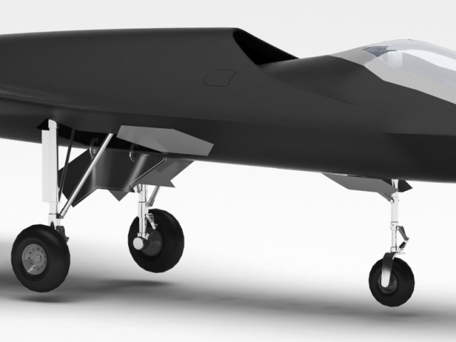 phantom 3D Model in Fighter 3DExport