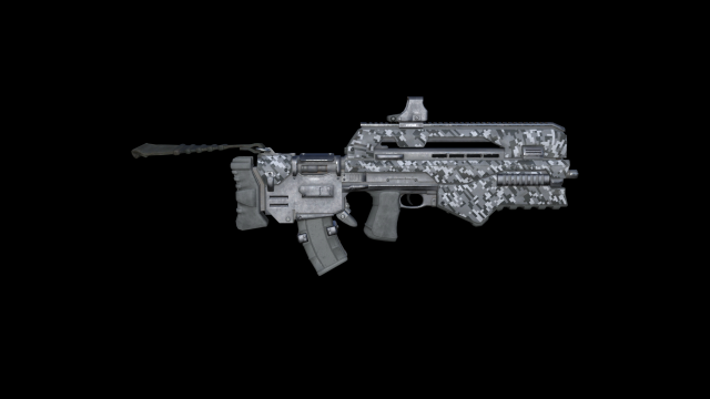 tactical assault rifle Model 3D in Tempur 3DExport