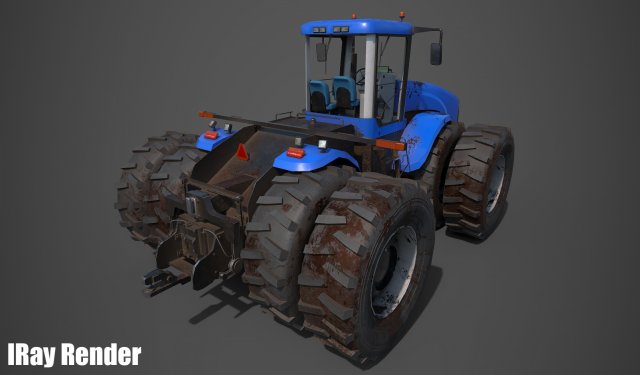 agrimotor t9050 3D Model in Machines 3DExport