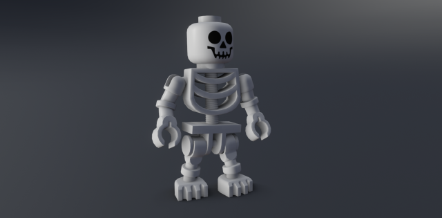 lego skeleton 3D Model in Toys 3DExport