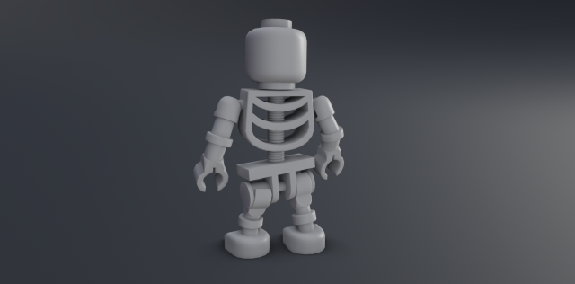 lego skeleton 3D Model in Toys 3DExport