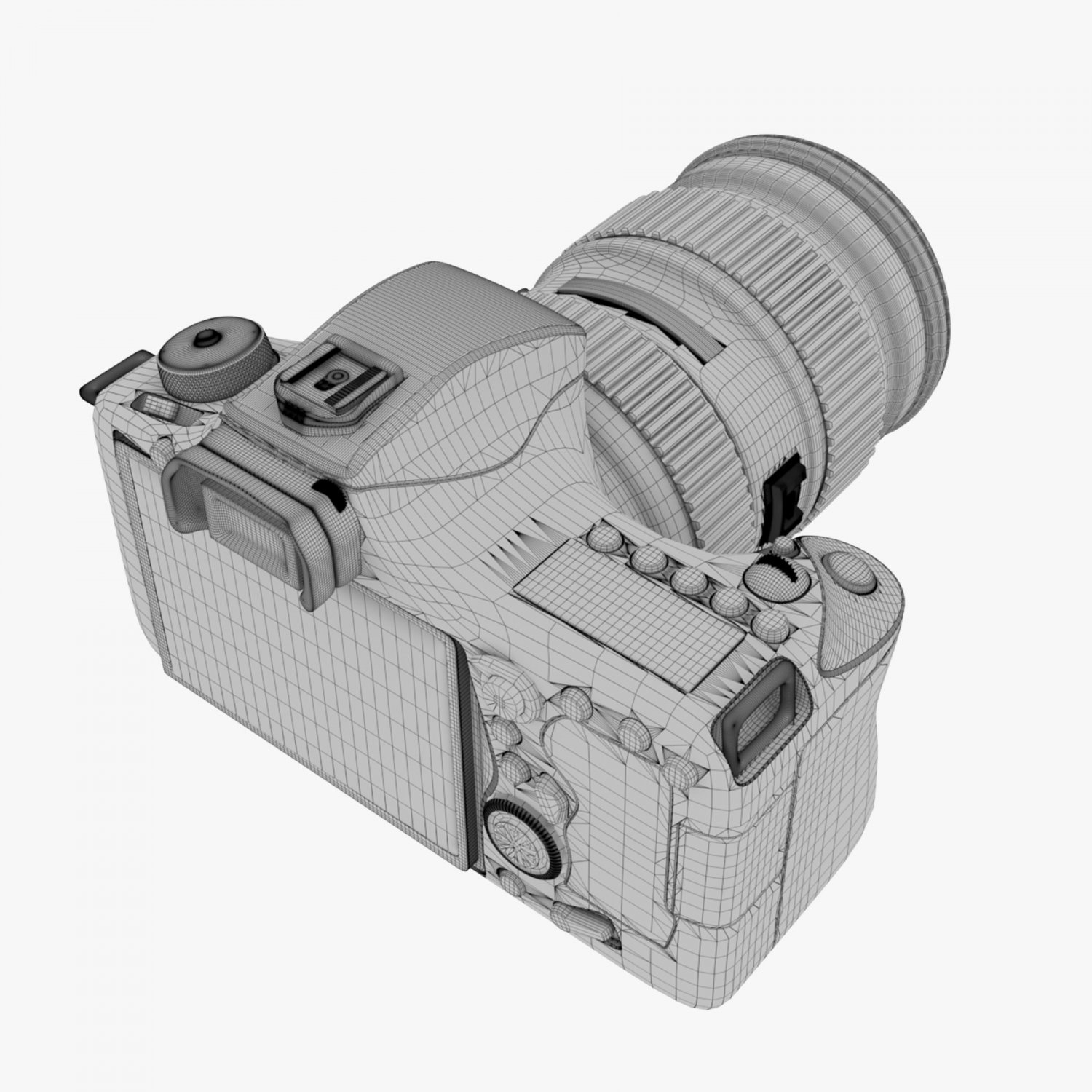 Camera 3D Model in Photo 3DExport