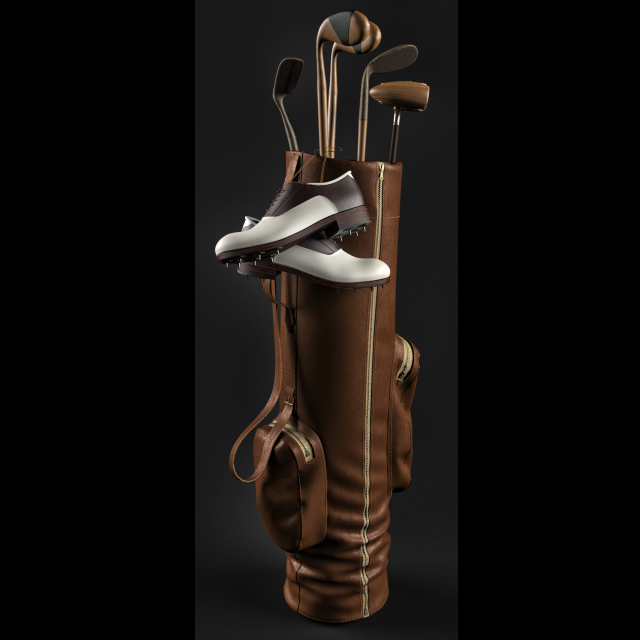 Golf bag 3D Model in Other 3DExport