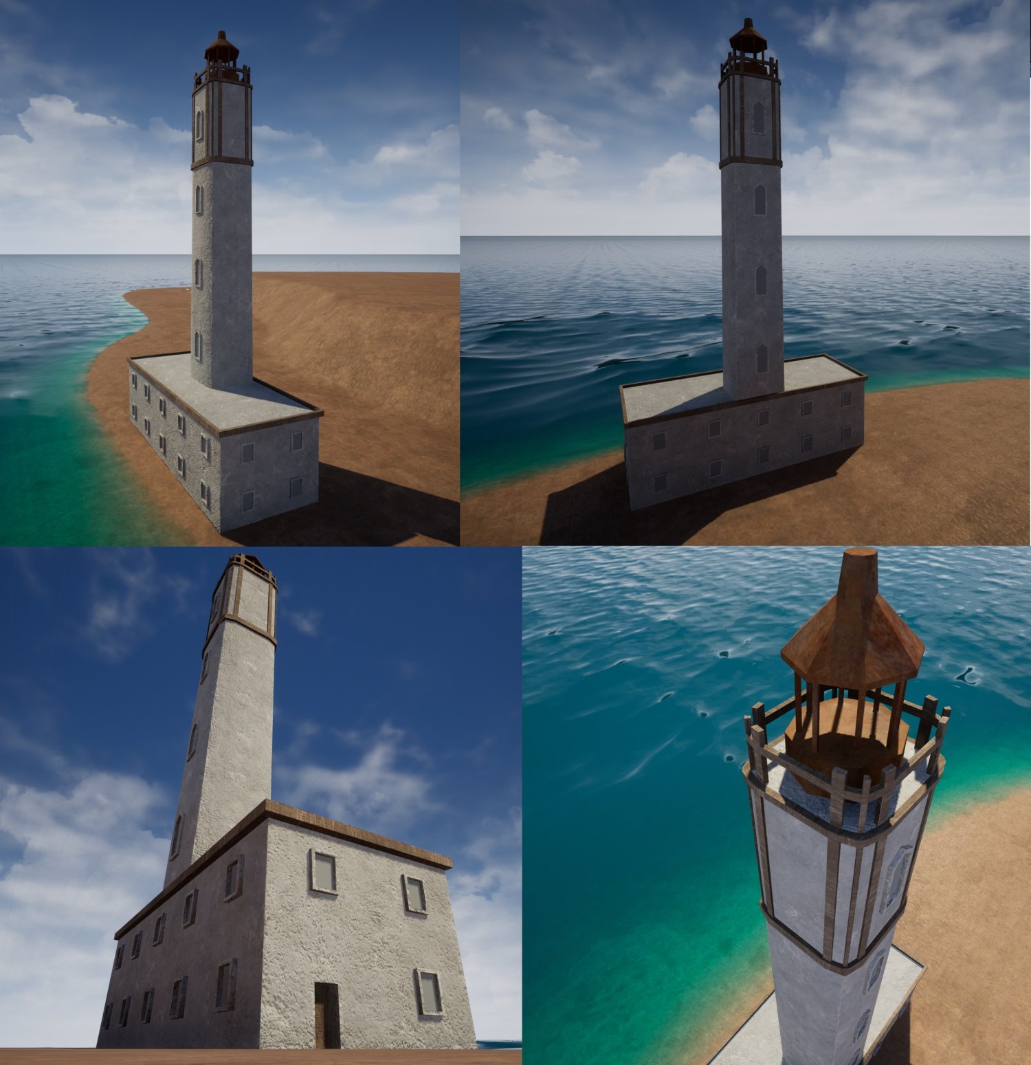 Lighthouse 3D Models in Buildings 3DExport