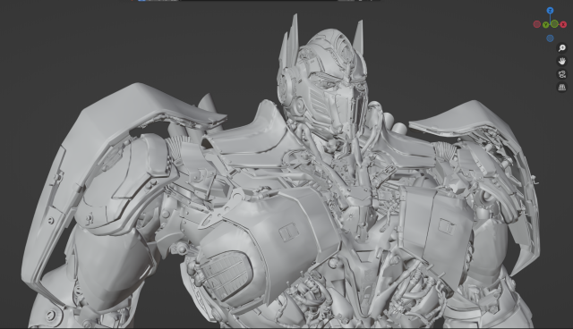 Optimus Prime Last Knight 3D Model in Robot 3DExport