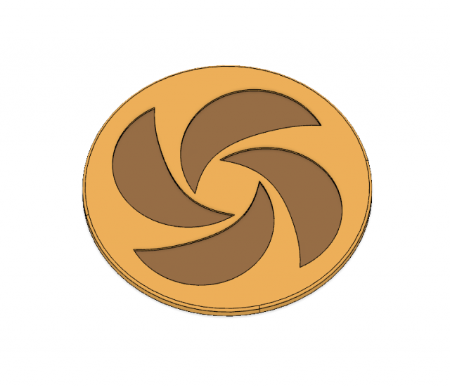 bombos ether and quake medallions and coasters lttp 3D Print Model in ...