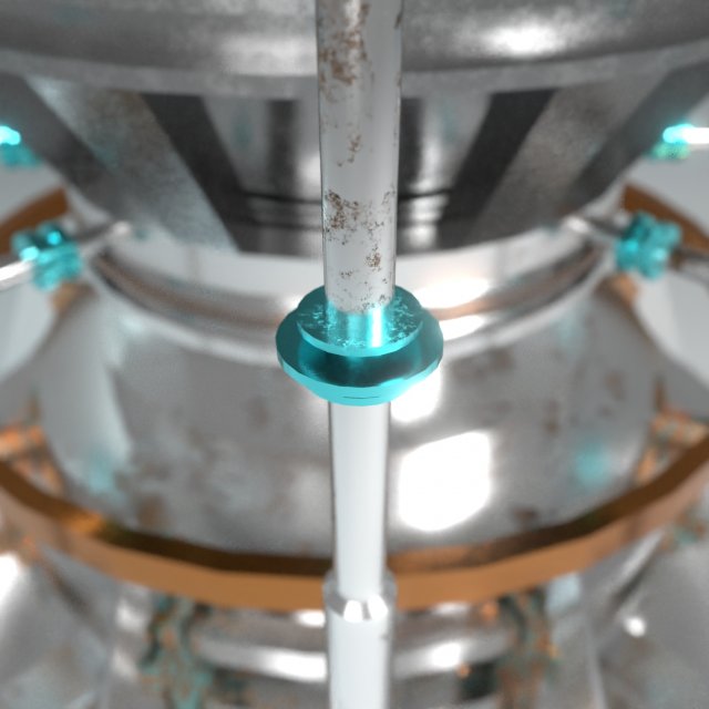 space probe 3D Model in Fantasy Spacecraft 3DExport