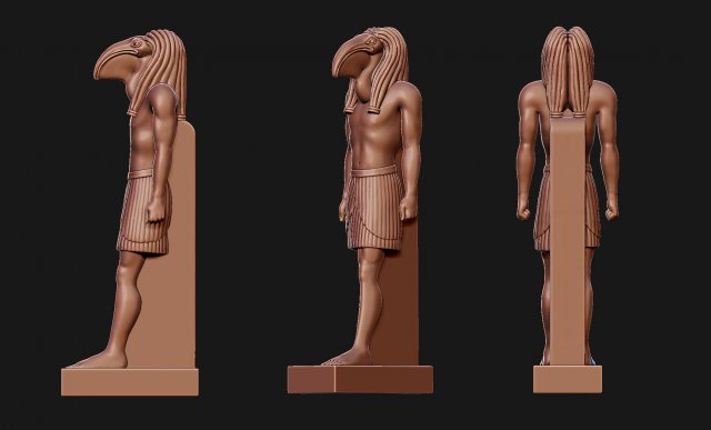 God Toth Figurine - Ancient Egipt - 5000bc 3D print model 3D Print ...
