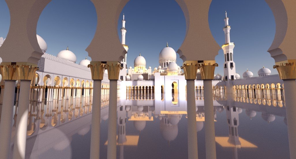 Sheikh zayed mosque 3D Model in Buildings 3DExport
