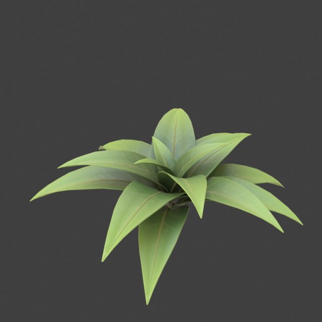 cartoon bush 3D Model in Bush 3DExport