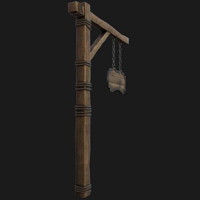 medieval sign 3D Model in Miscellaneous 3DExport