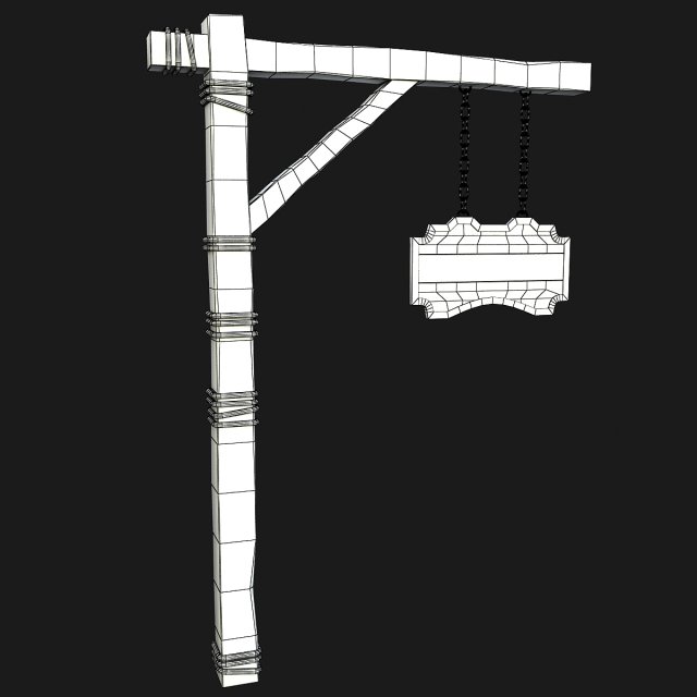 medieval sign 3D Model in Miscellaneous 3DExport
